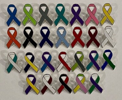 UK Awareness Enamel Ribbon Lapel Pin Badge Brooch | eBay UK