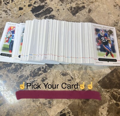 2005 Topps Football 50TH Anniversary NFL Trading Card "Pick Your Own ...