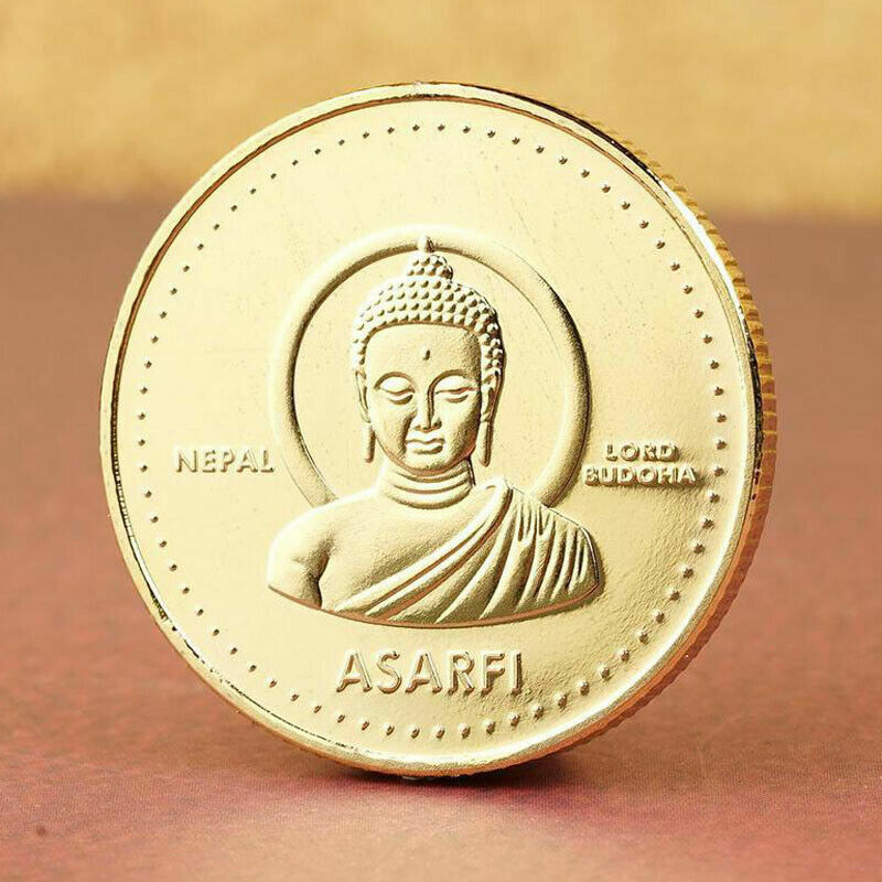 Nepal ASARFI Buddha Buddha Culture Lord Shiva Gold Commemorative Coin ...