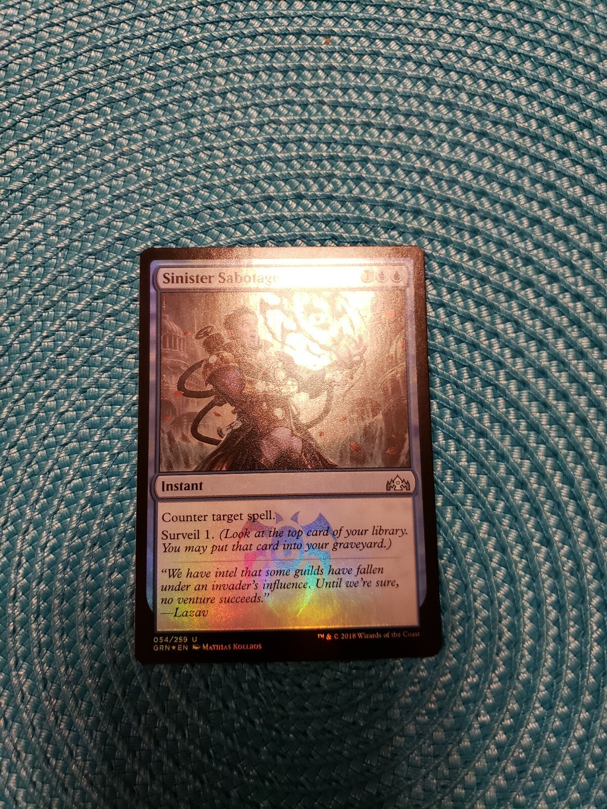 FOIL SINISTER SABOTAGE X1 Guilds Of Ravnica GRN Magic MTG MINT CARD | eBay
