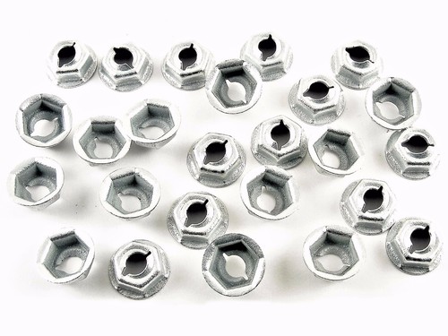 GM PAL Nuts- Emblem Trim Chrome etc- Fits 3/16" Studs- 3/8" Hex- 25 ...