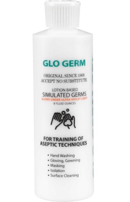 GGG80 Glo Germ Cream Gel 8 Oz Bottle White For Training Aseptic ...