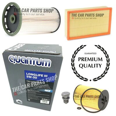 TO FIT VW GOLF GT TDI 2.0 MK7 PREMIUM QUANTUM SERVICE KIT FUEL OIL AIR ...