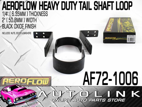 Aeroflow Black Heavy Duty Tailshaft Safety Loop Kit Drag Drift Rally ...