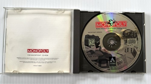 Vintage Hasbro Interactive MONOPOLY For Macintosh (1996) Game CD-ROM + Booklet | eBay