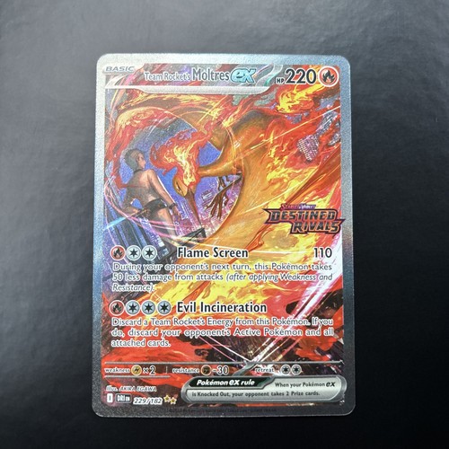 Team Rocket's Moltres ex SIR 229 - Destined Rivals UPC Stamped - NM/M ...