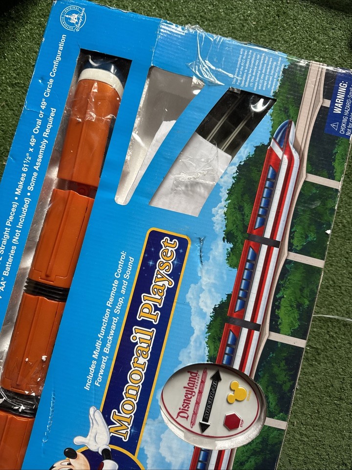 Walt Disney World Monorail Playset, RARE ORANGE Monorail Set ...