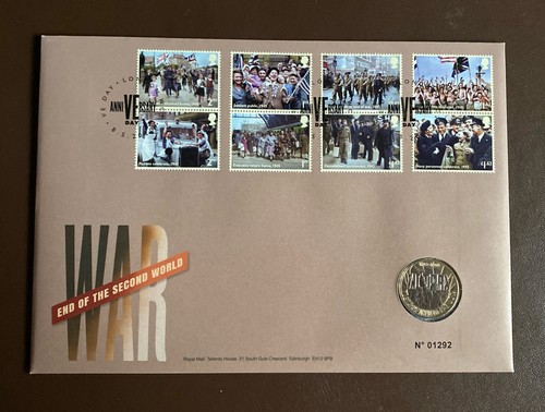 Royal Mail/Mint End Of WW2 £2 Pound Coin And Stamp Cover | eBay UK