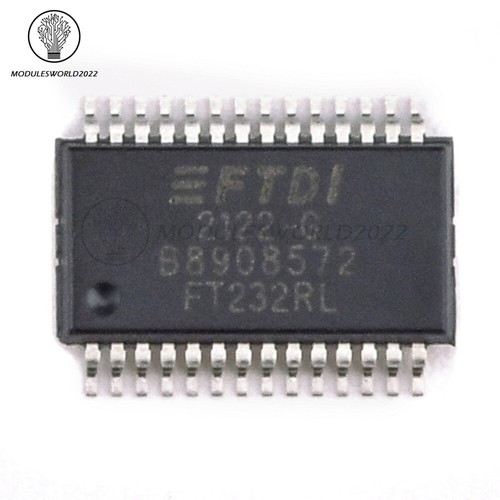 10PCS Original FTDI FT232 FT232RL SSOP-28 USB to Serial UART Convert IC ...