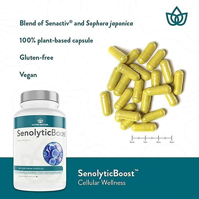 Senactiv, Senolytic Activator and Senescence Cell Defense, 60 Capsules ...