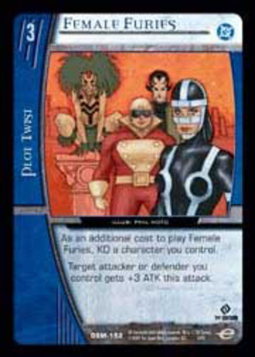 VS System: Female Furies [Played] VS: DC Superman Man of Steel TCG CCG ...