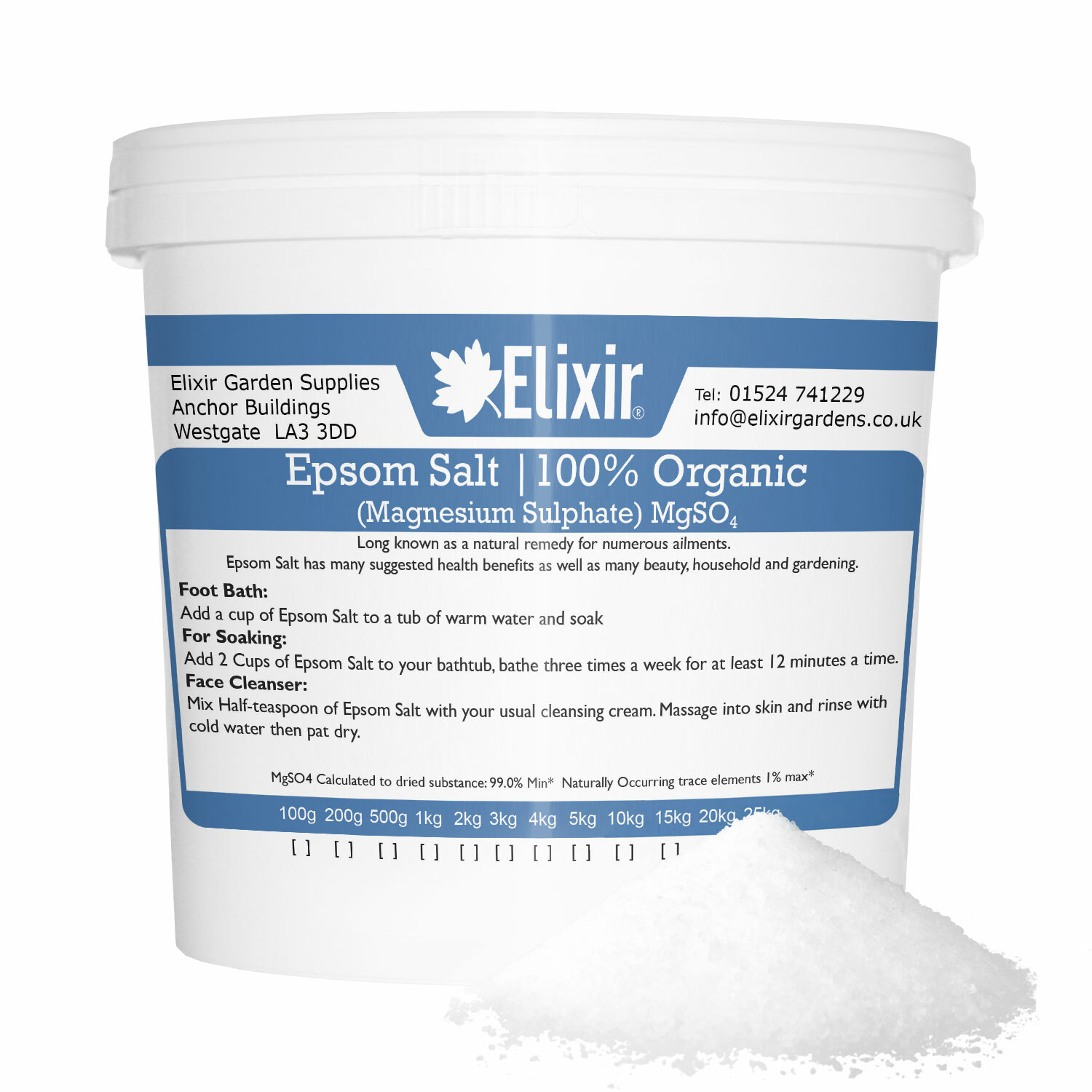 Garden Grade Epsom Salts | Fasci Garden