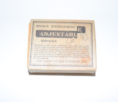 Sign Lettering - Reese Interlocking Adjustable Stencils