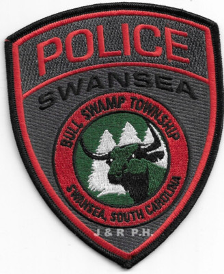 Swansea / Bull Swamp Twp. Police, SC (4" x 5" size) shoulder police ...