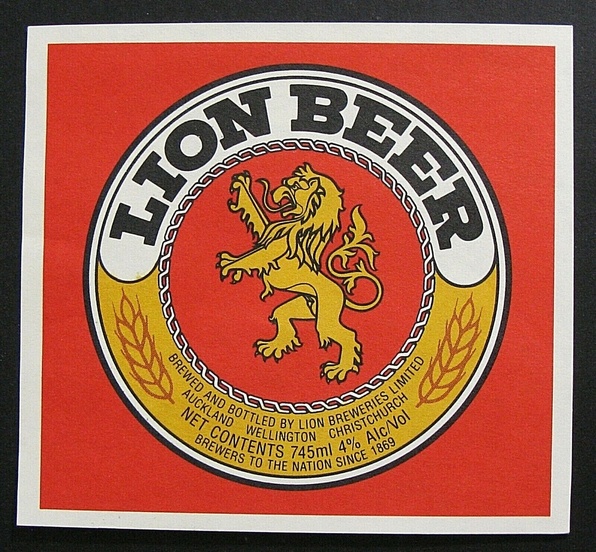 Lion Beer Logo The Bar Golden Lion