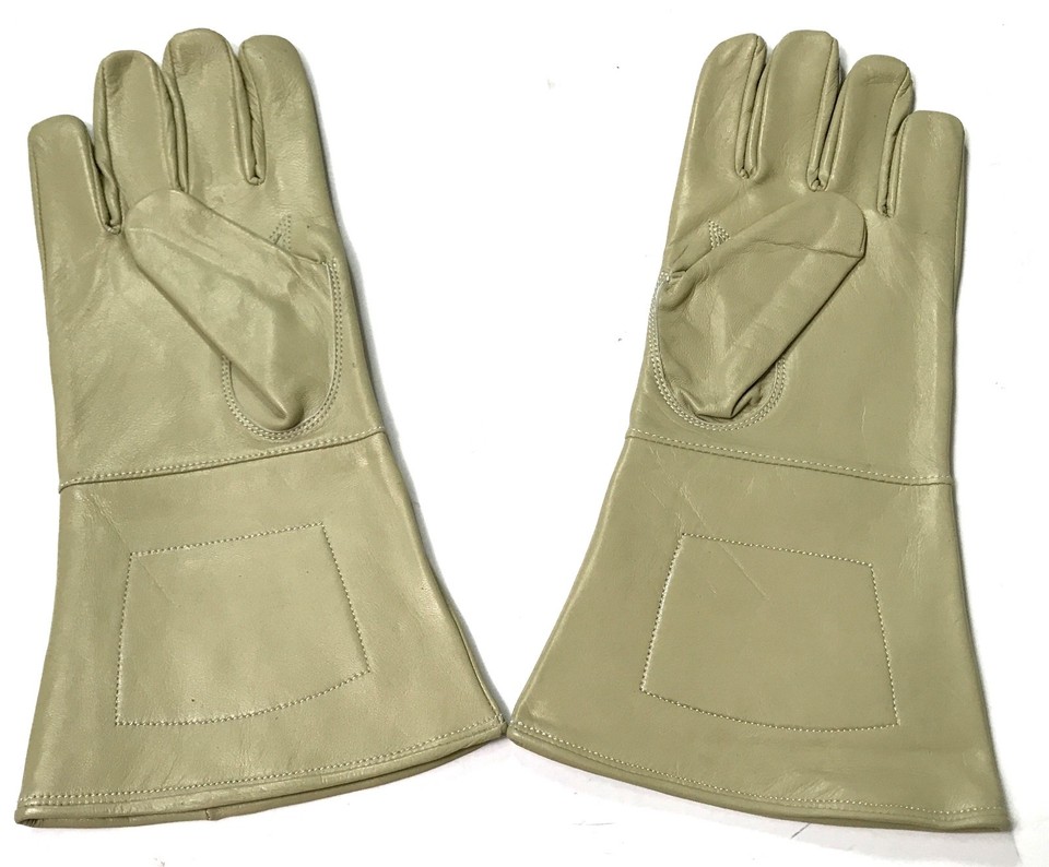 INDIAN WARS US UNION M1876 CAVALRY LEATHER RIDING GAUNTLETS GLOVES ...