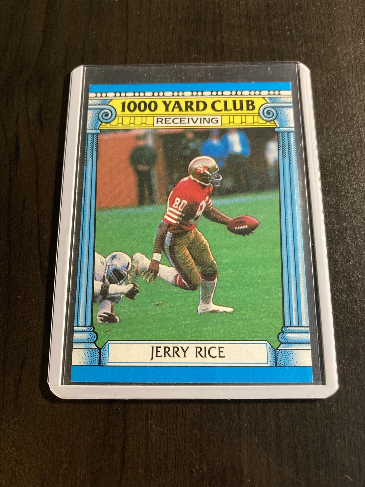 Jerry Rice 1000 YARD CLUB RECEIVING TOPPS CARD NFL 1987 T7-304 | eBay