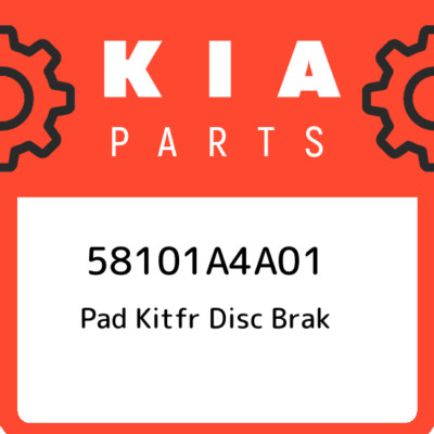 58101A4A01 Kia Pad kitfr disc brak 58101A4A01, New Genuine OEM Part | eBay