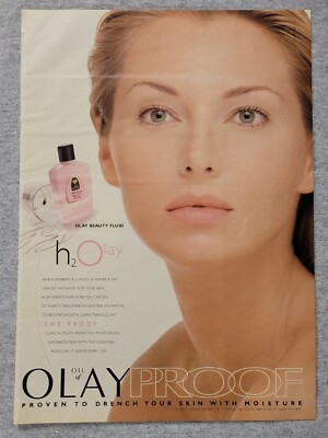 1998 Magazine Advertisement Page Oil Of Olay Original Beauty Fluid ...
