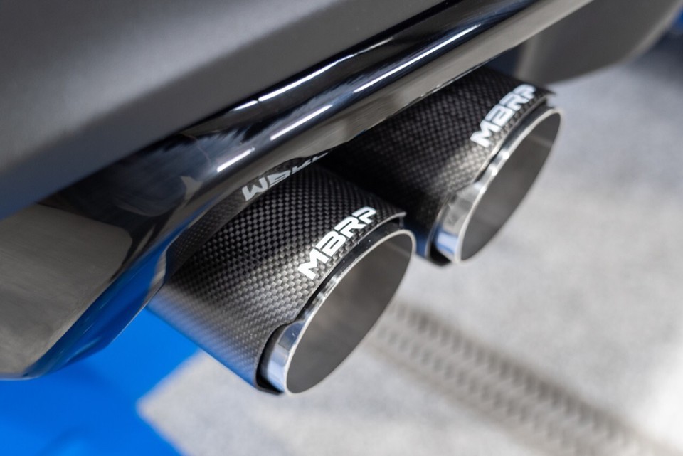 For 2020-23 Explorer ST MBRP Stainless Axle Back Exhaust w/Carbon Tips ...