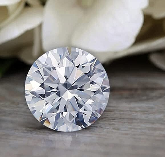 Gorgeous Certified Lab Grown 6 Carat ROUND Cut CVD Diamond D Color SI1 ...