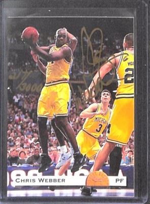 1993 Classic Draft Picks Gold Set Autograph Chris Webber No 217 of 3000 ...