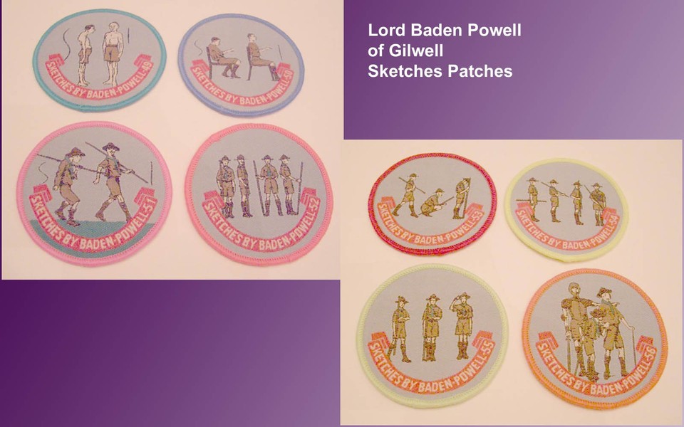 WORLD SCOUT FOUNDER LORD BADEN POWELL - "SCOUTING FOR BOYS" Sketches ...