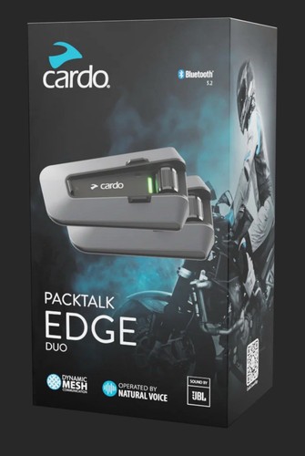 Cardo PackTalk EDGE Duo 45mm JBL premium sound Fast Shipping in 3-6 ...