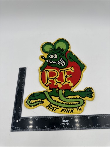 RAT FINK - IRON-ON PATCH - 12” LONG x 9” WIDE | eBay