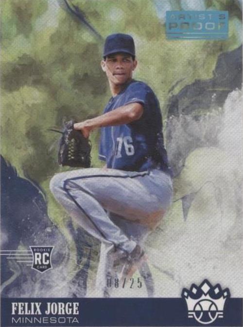 2018 Panini Diamond Kings - SP Felix Jorge #114 Artist Proof Blue /25 ...