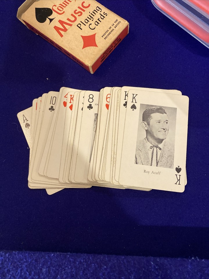 vintage country music playing cards | eBay