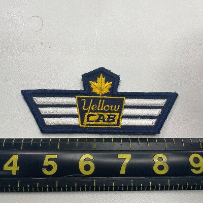 VINTAGE YELLOW CAB TAXI Patch T039 | eBay