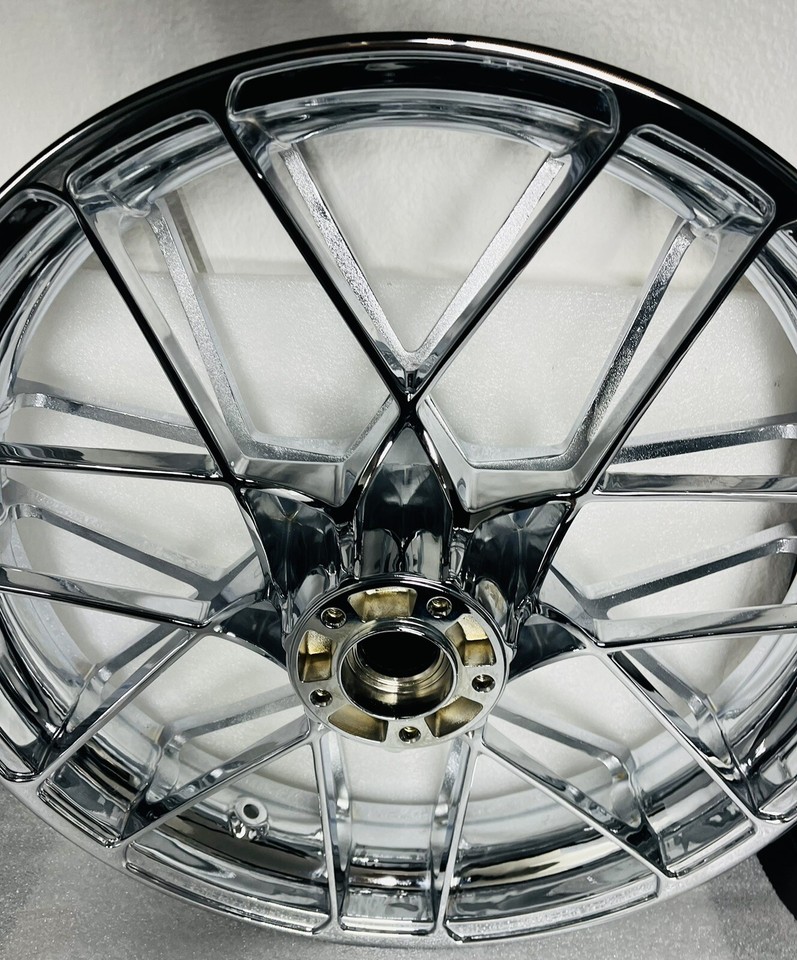Harley 2024 CVO FUGITIVE Touring STREET GLIDE Chrome Wheels OEM HD Rims ...