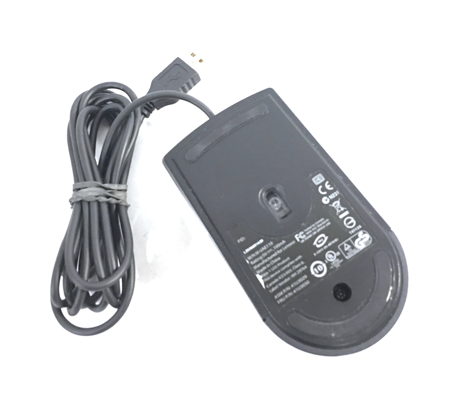 Lenovo Black Optical 3 Button Scroll USB Mouse (MO28UOL MO28UOB MO28UOA ...