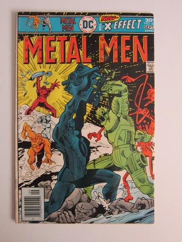 METAL MEN #47 VG 4.0 1976 DC BRONZE AGE WALT SIMONSON ART GOLD LEAD ...