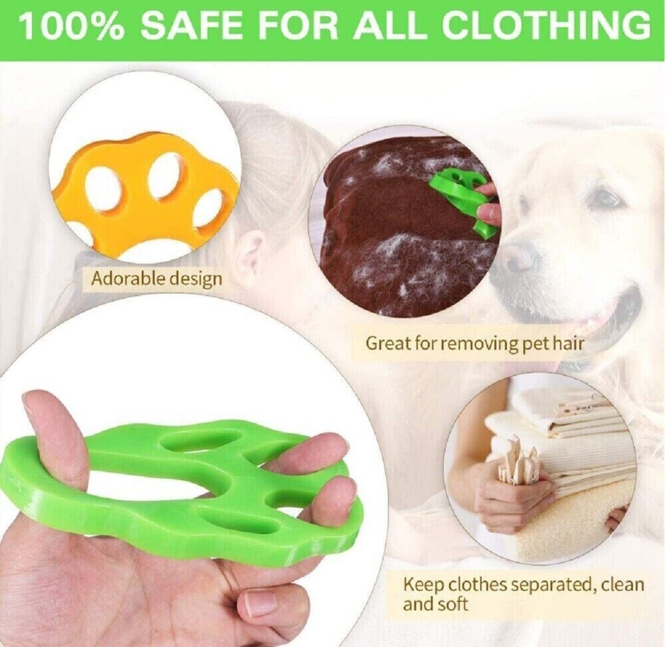 Reusable Washing Machine Hair Remover Pet Fur Catcher Filtering Ball ...
