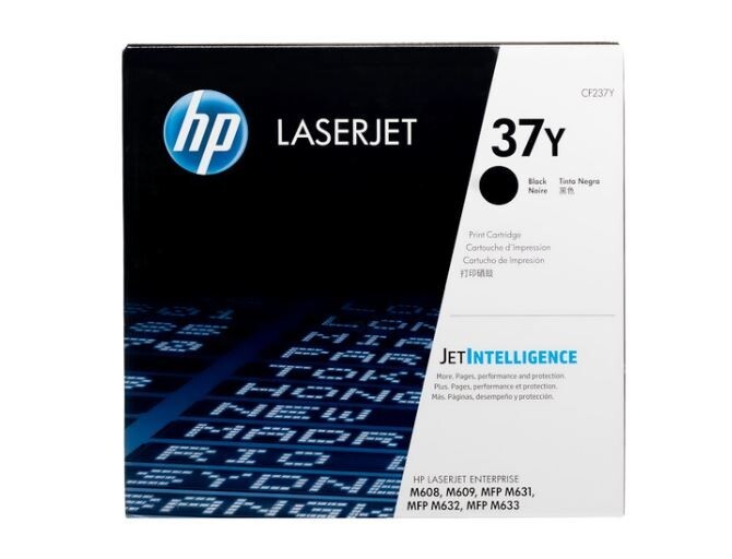 GENUINE HP CF237A / CF237X / CF237Y / CF237YC BLACK PRINT CART M607 ...