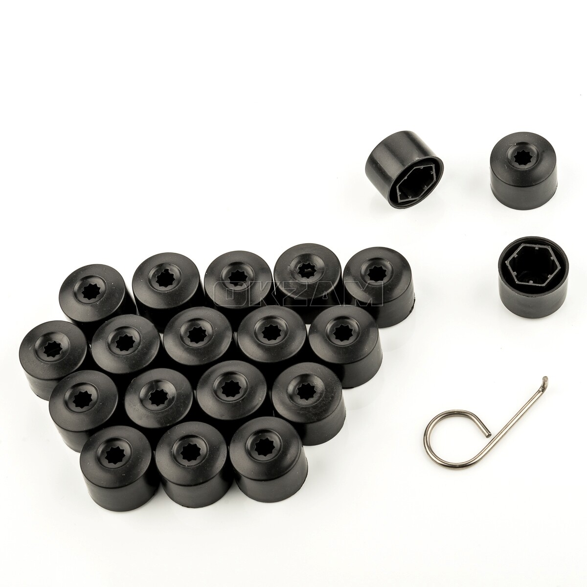 20x Rims Wheel Bolt Cover Cap Caps 17 MM Black Matte for Chevrolet | eBay