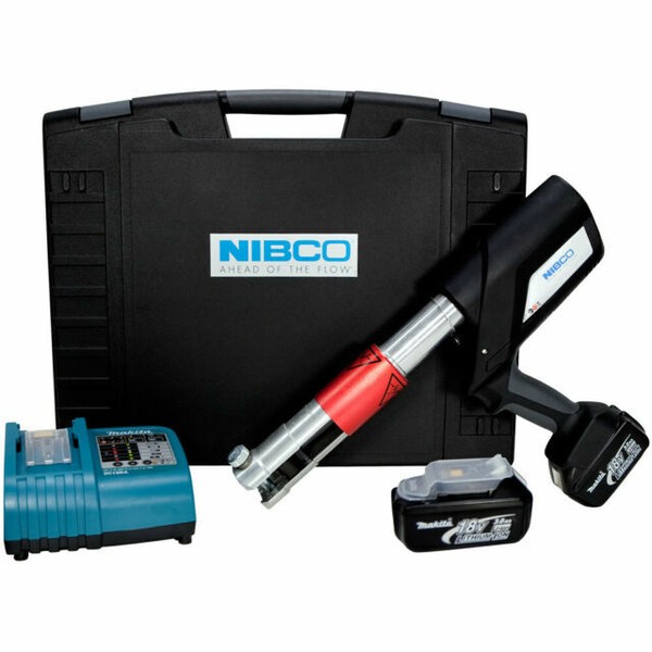 NIBCO PC-280 Pressing Tool Kit with 2 Batteries, Charger and Case for ...