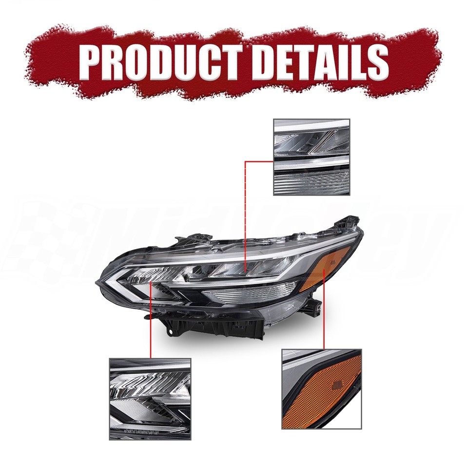 2020-2021 Nissan Sentra LED Headlight Driver Left Side 260606LB6A ...