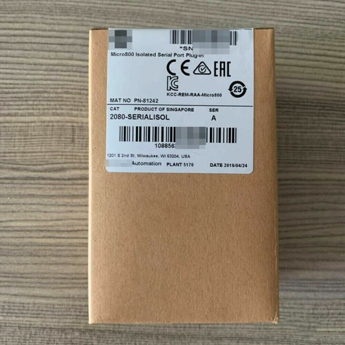 NEW AB 2080-SERIALISOL Micro800 Isolated Serial Port Plug-In US Free ...
