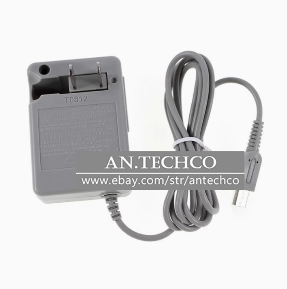 New Charger Power Adapter line For 3DS/NDSI 220v Flat insertion | eBay