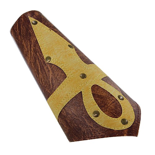 Leather Gauntlet Wristband Medieval Bracers Viking Wrist Guards | eBay