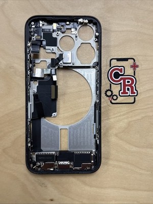 iPhone 15 Pro Black Back Frame Housing OEM Replacement W Small Parts ...