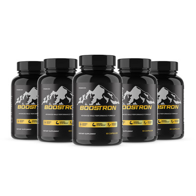 (5 Pack) Boostron Pills for Men Advanced Male Vitality Support (300 ...