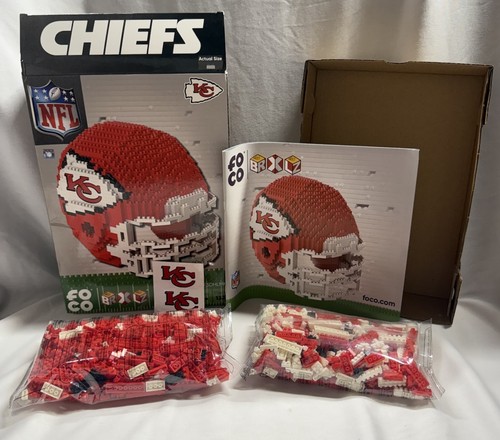 Kansas City Chiefs FOCO NFL BRXLZ Team Helmet 3-D Construction Block ...