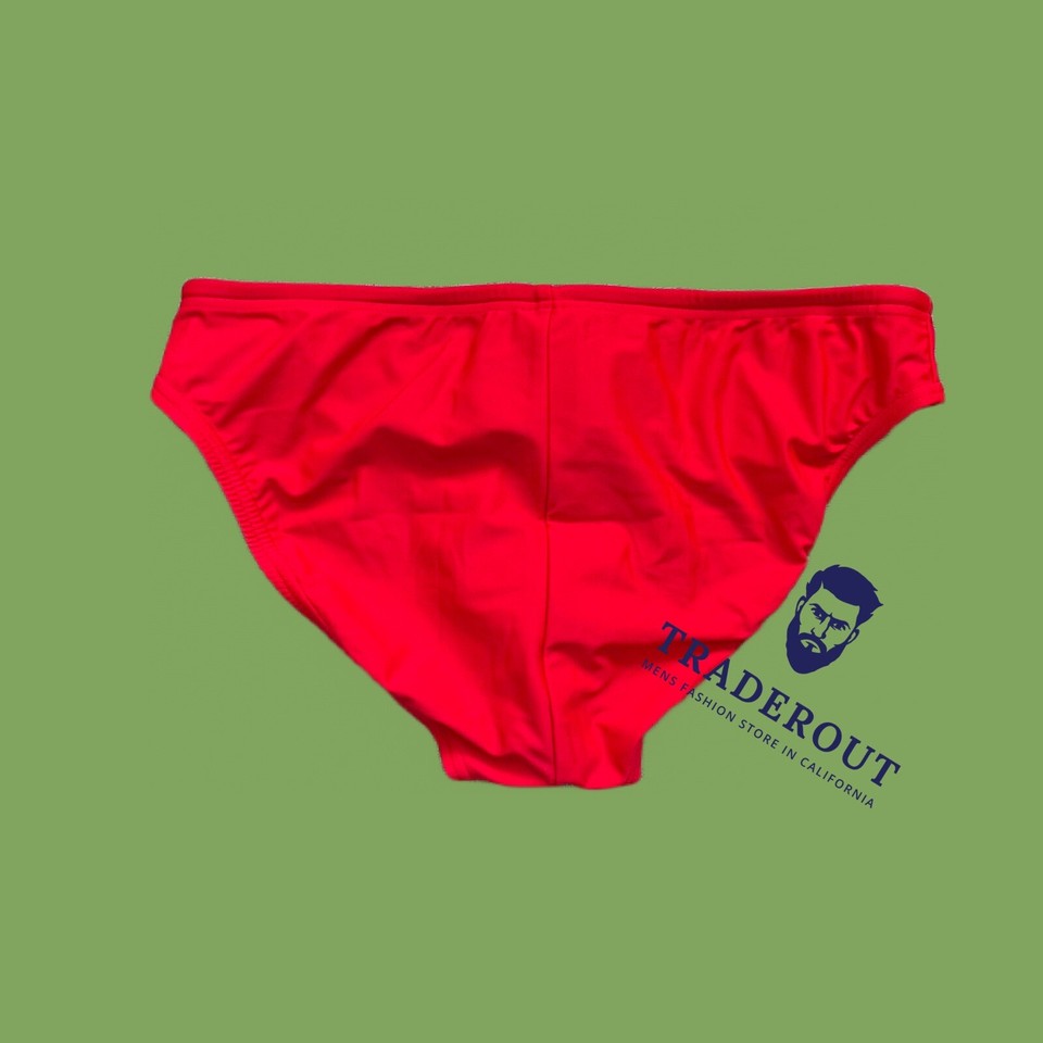 H.E.Arts France Flag logo custom print Speedo Men Red solar swim brief ...