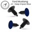SET OF 4: License Plate Plugs Front Bumper Plate Hole Covers: Pick Your ...