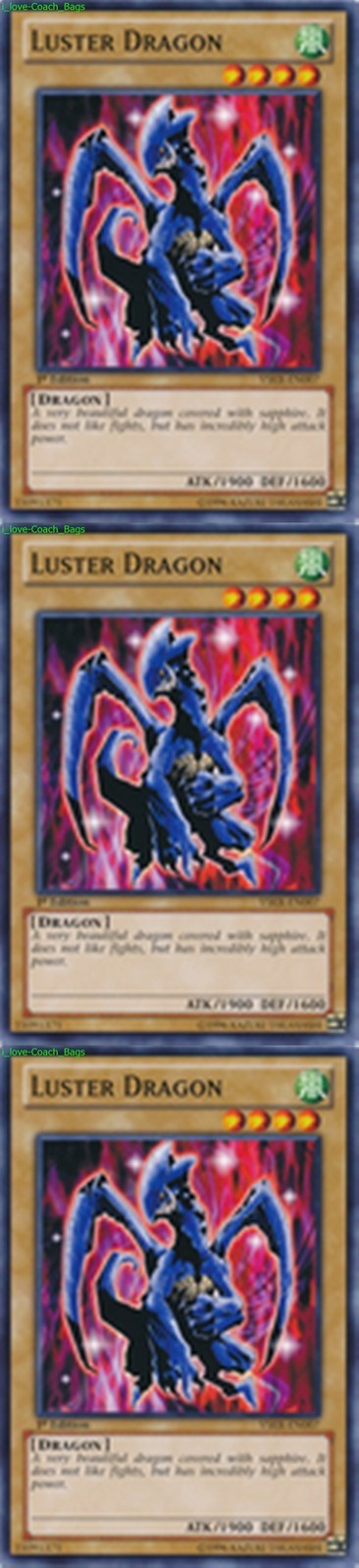 Luster Dragon X 3 1st Mint YSKR-EN007 yugioh | eBay