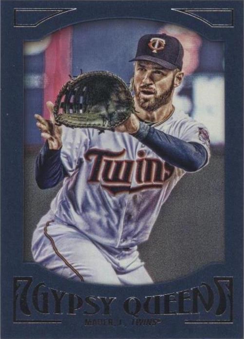 2016 Topps Gypsy Queen - Joe Mauer #36 Blue Paper Frame for sale online ...
